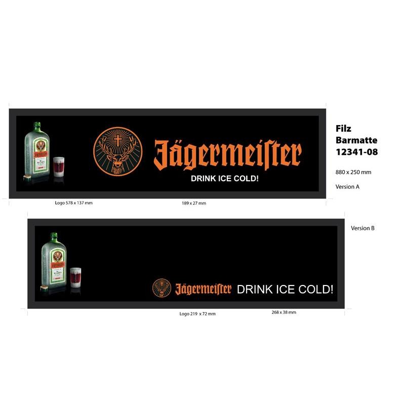 Anti-slide Rubber Bar Mat , Rubber Back Bar Runner With Logo Printing