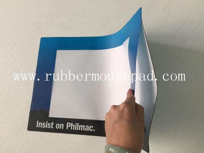 Photo Insert Hard Rubber Pads Pvc , Desk Window Counter Mat